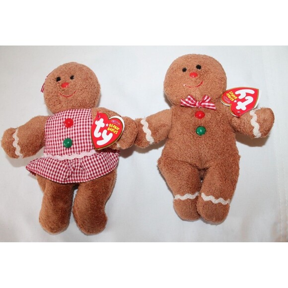 Other | Ty Beanie Baby Set Hansel Gretel The Gingerbread Man Boygirl ...